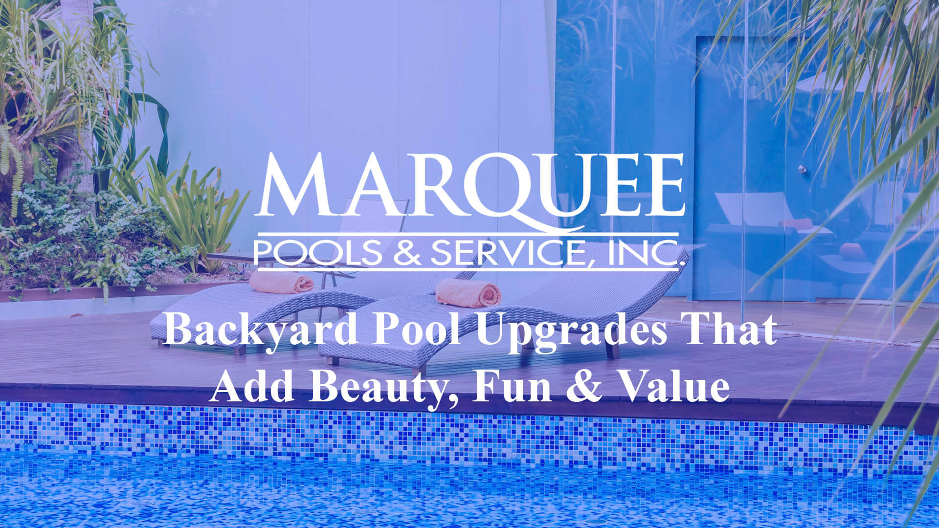 Backyard Pool Upgrades That Add Beauty, Fun & Value - Marquee Pools